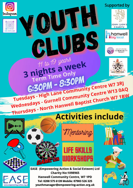 EASE Youth Clubs - Ease